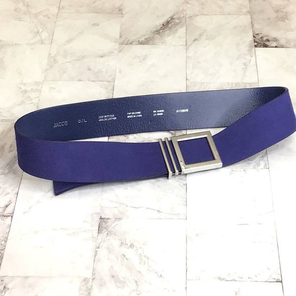 Jacob | Accessories | Vintage 9s Jacob Cobalt Blue Leather Belt | Poshmark